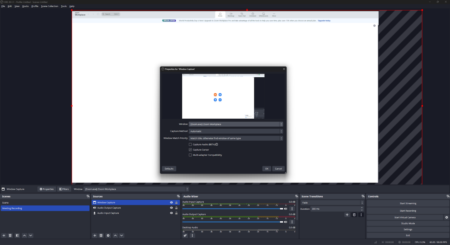 How to Record a Zoom Meeting with OBS • Sonix