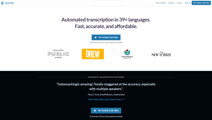 10 Best AI Transcription Software Options • Sonix