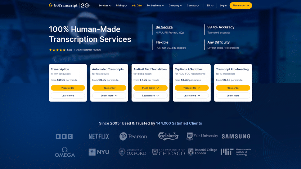 GoTranscript Review 2025: Pricing, Features & Best Alternatives • Sonix