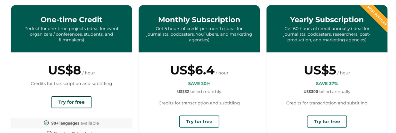 Amberscript Review: Pricing, Features, Alternatives & Comparison [2025] • Sonix